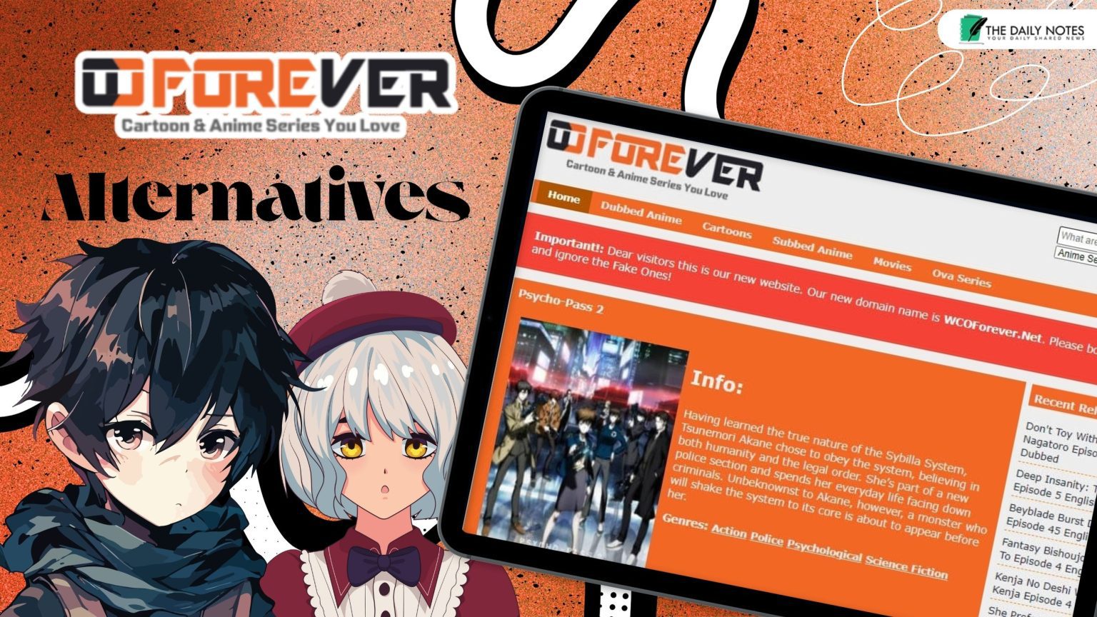 WCOForever Alternatives: 10 Best Sites To Stream Free Anime